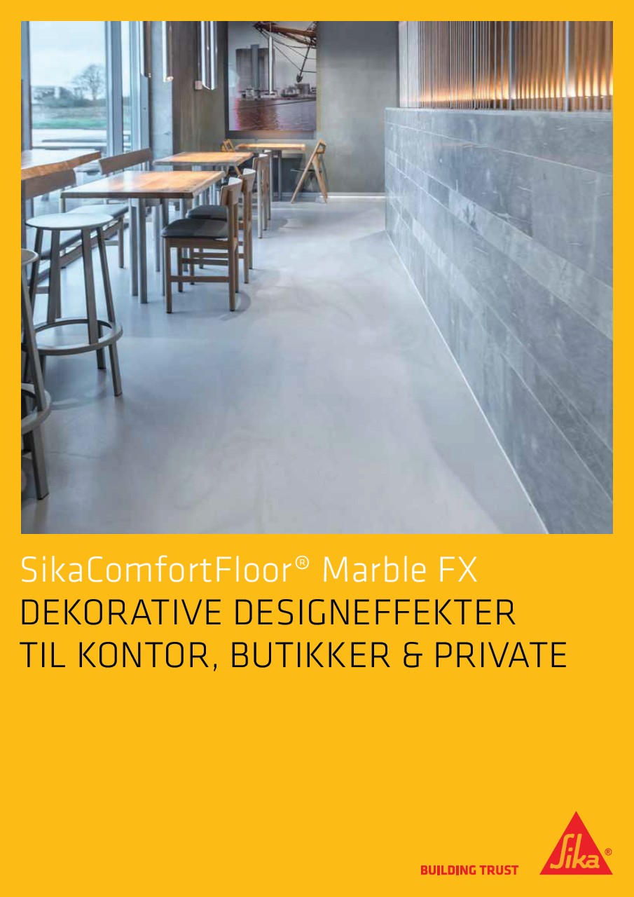 Sika ComfortFloor® Marble FX | Sika Danmark